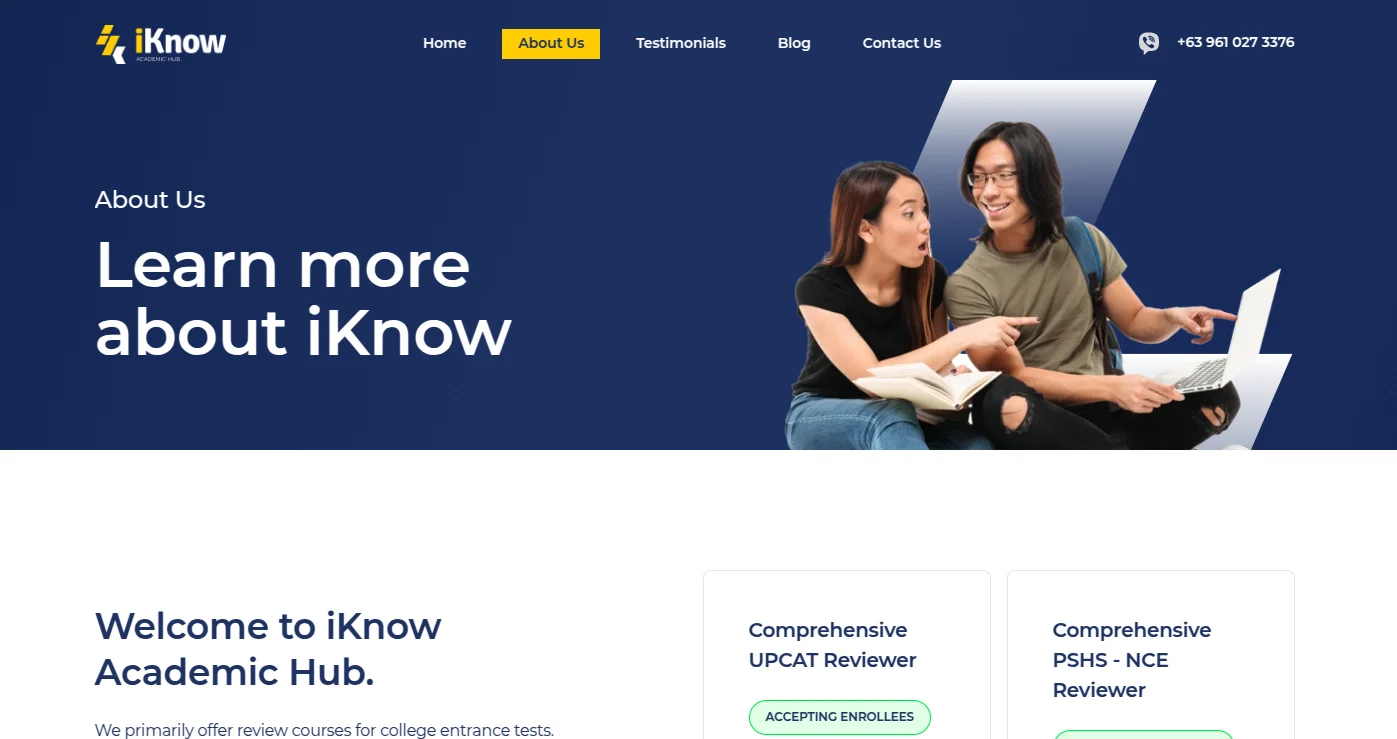 About Us - iKnow Academic Hub