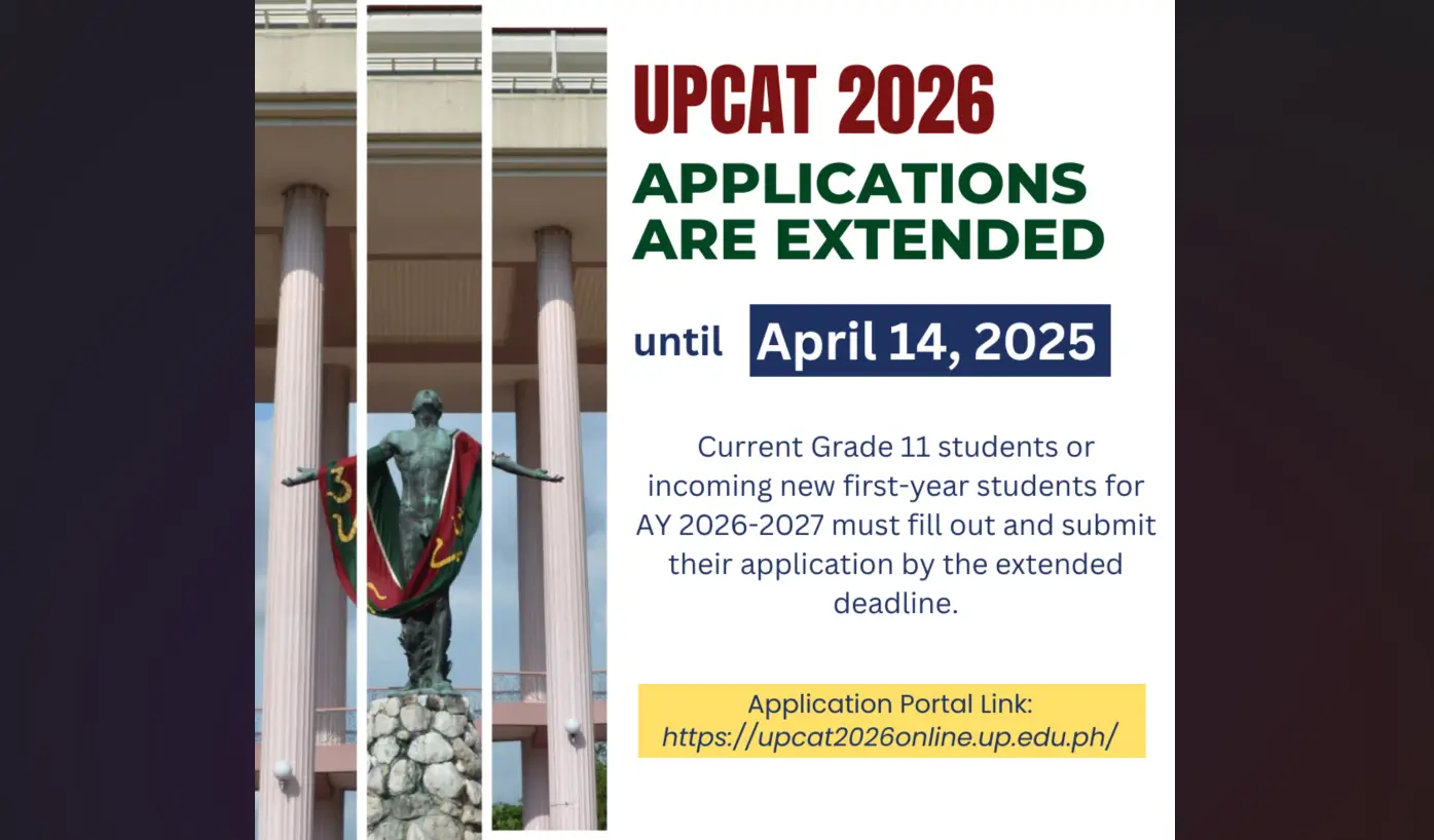 UPCAT 2026 APPLICATIONS ARE EXTENDED! - iKnow Academic Hub