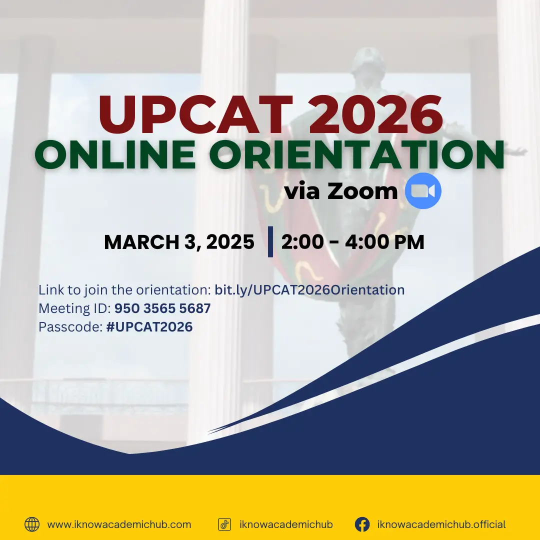 UPCAT 2026 Online Orientation