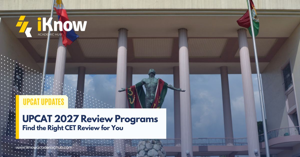 UPCAT 2027 Review Programs | iKnow Academic Hub
